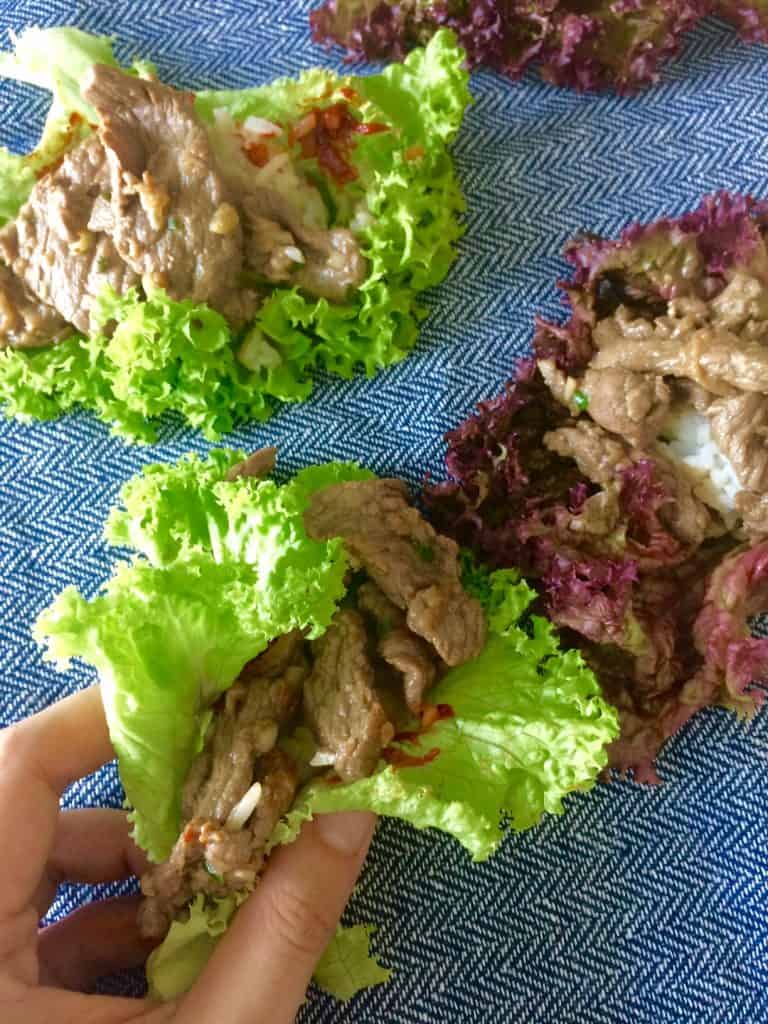 Juicy Beef Bulgogi Lettuce Wraps | Jen Reviews