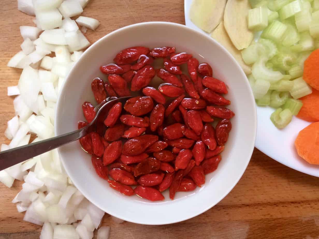 Heartwarming Goji Berry Chicken Soup | Jen Reviews