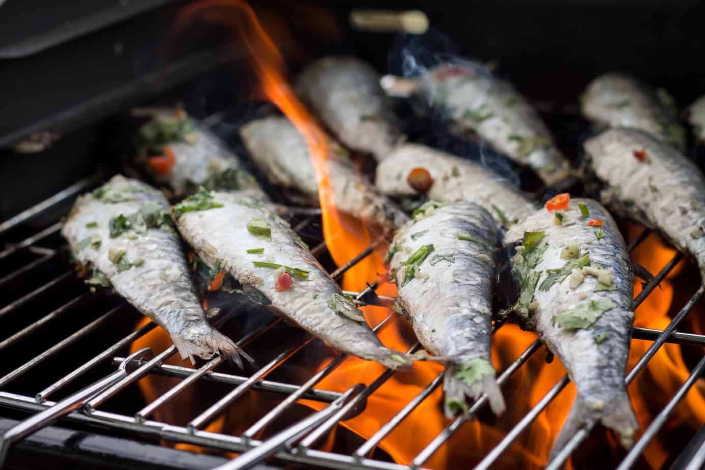 Grilled Piri Piri Sardines on Crusty Bread | Jen Reviews