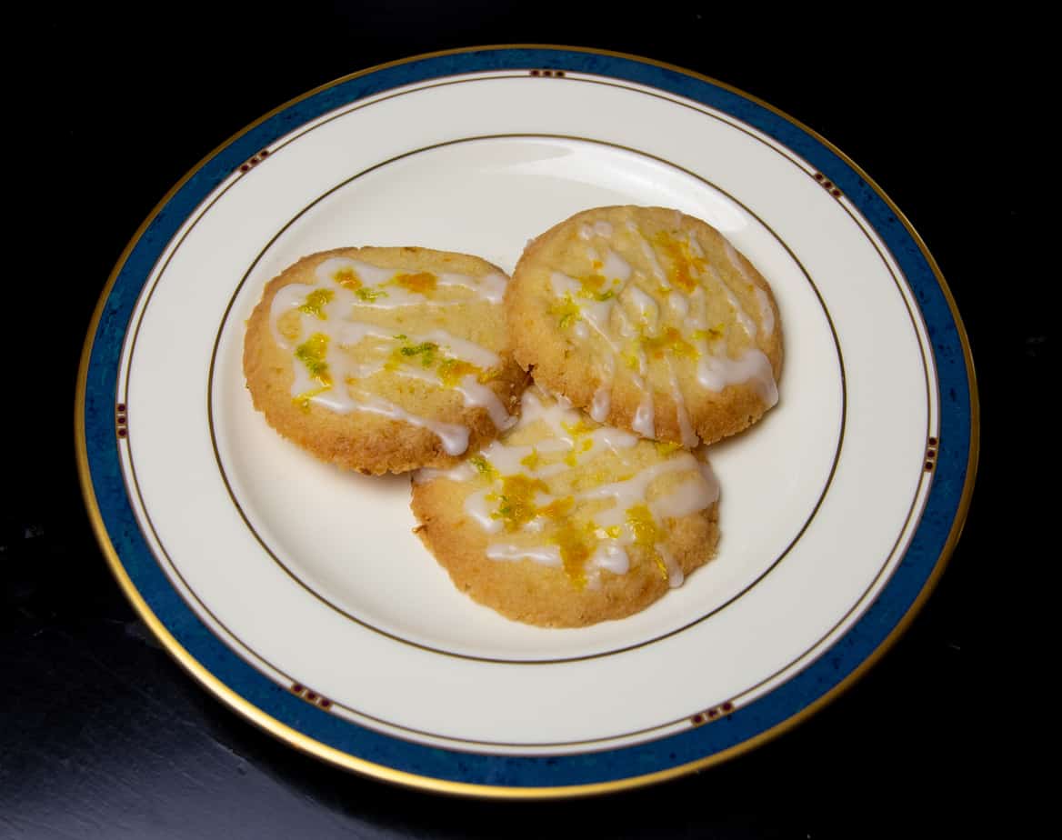 Triple Citrus Shortbread Cookies with Lime Glaze | Jen Reviews