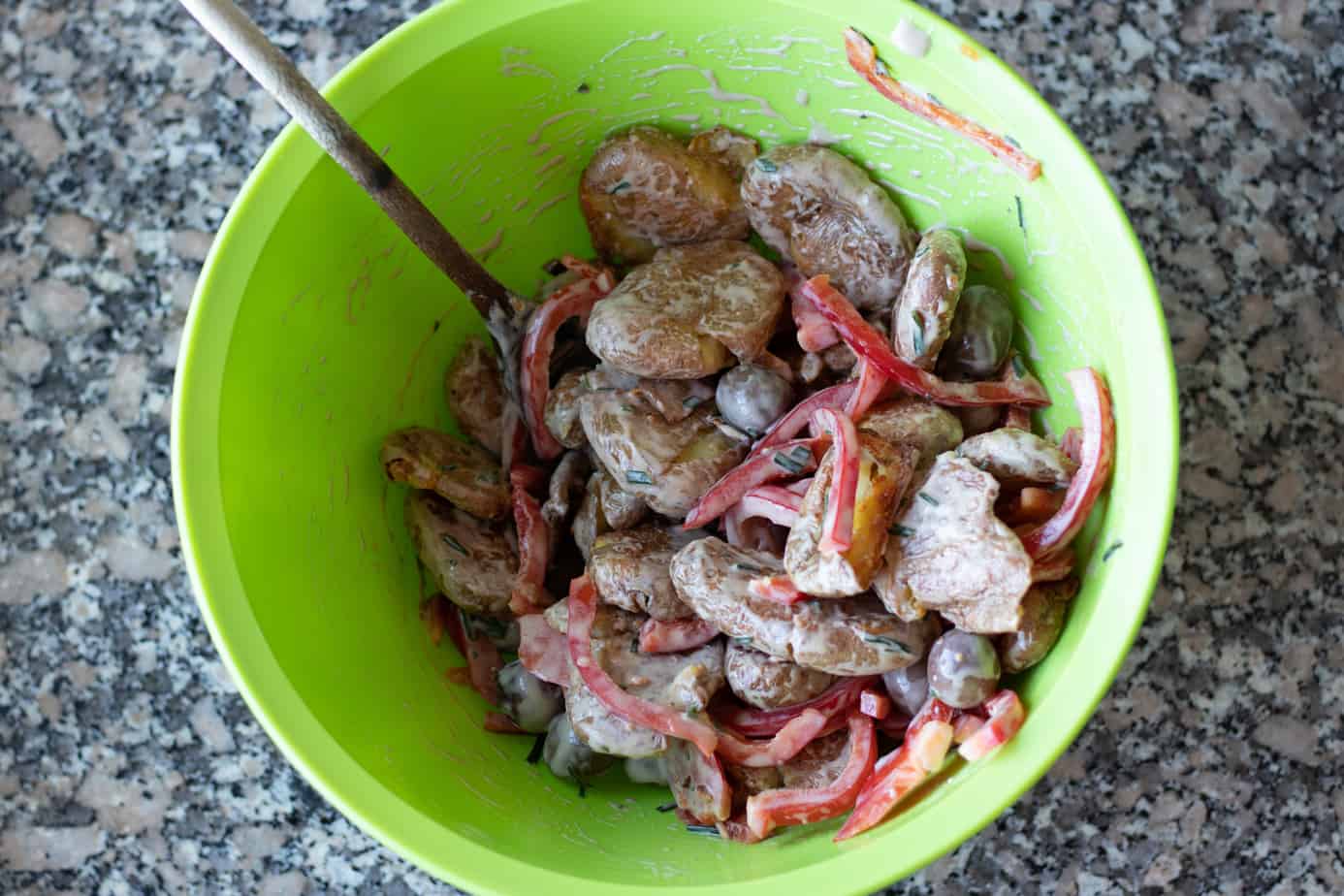 Punched Potato Salad | Jen Reviews